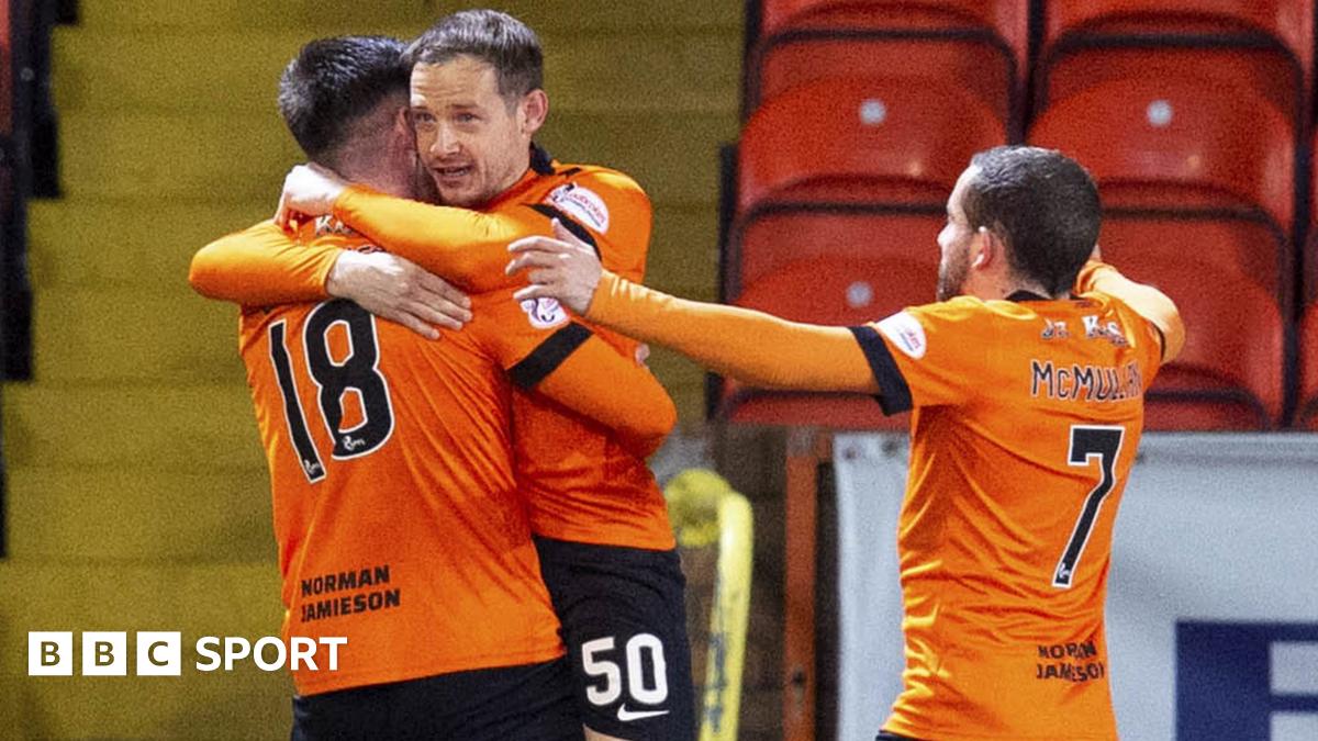 Dundee United 1-0 Ross County: Calum Butcher strike cuts gap at top ...