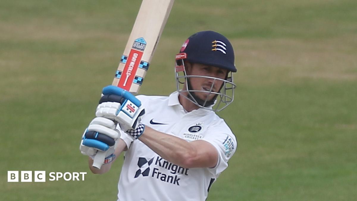 County Championship: John Simpson century saves follow-on for Middlesex ...