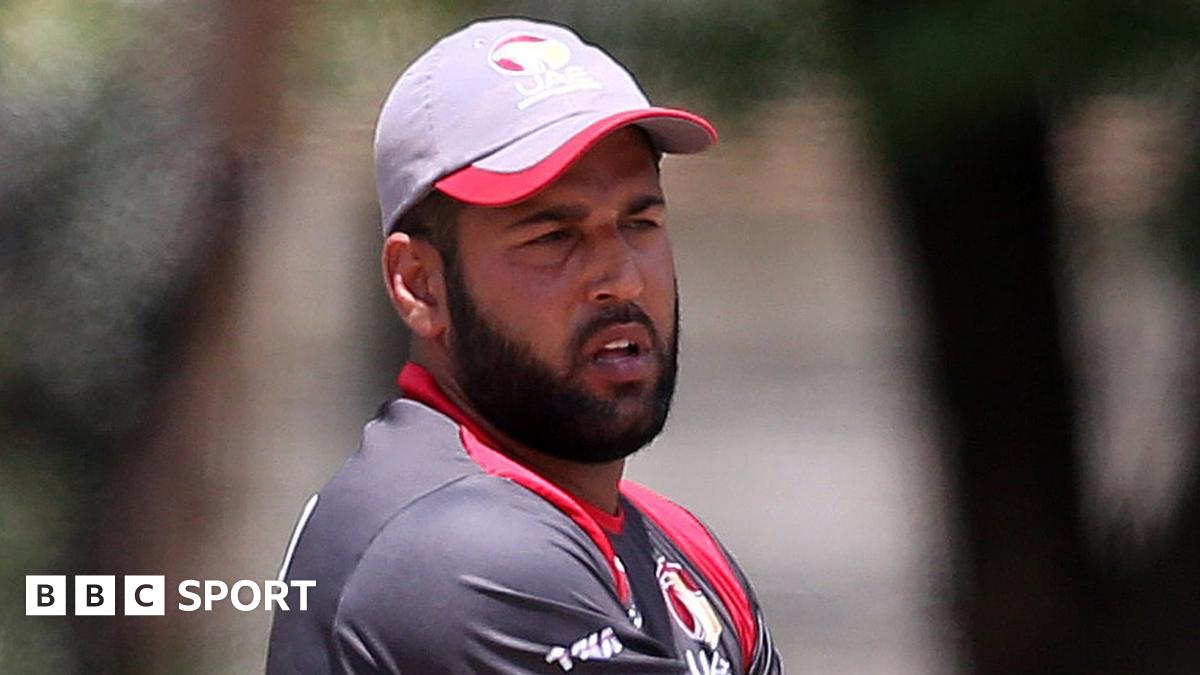 Former United Arab Emirates captain Mohammad Naveed and batsman Shaiman ...