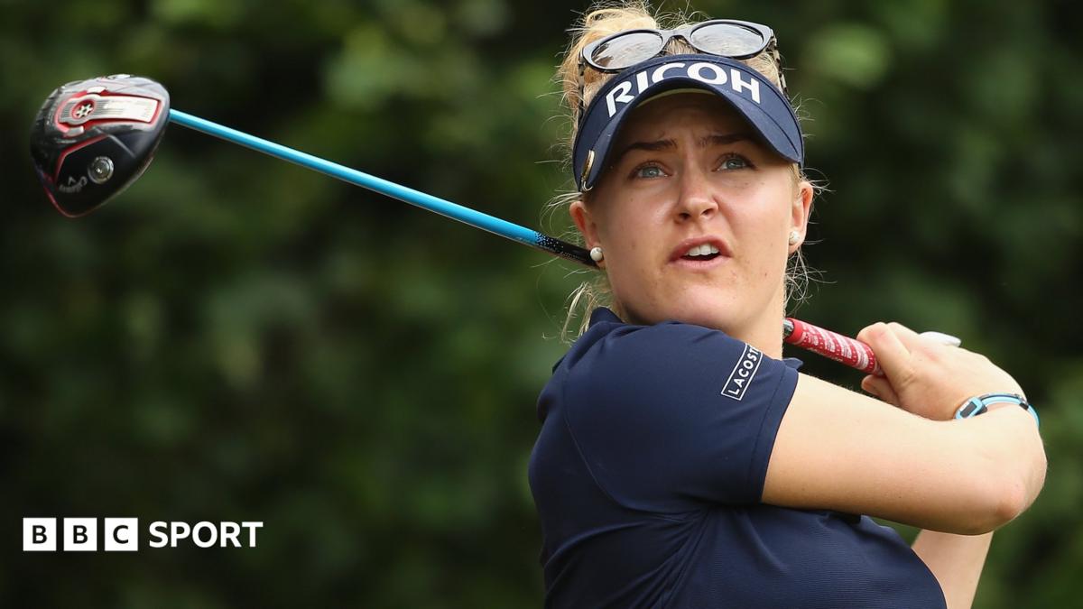 Ladies European Masters: Charley Hull trails Alex Peters in Denham ...