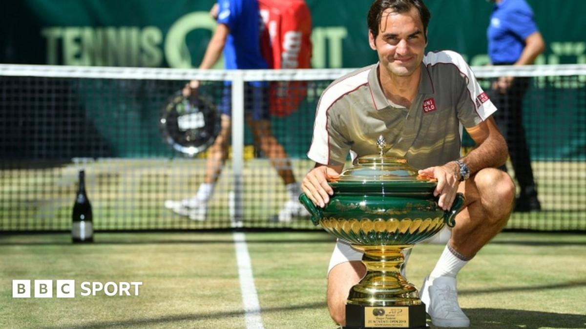 Roger Federer wins 10th Halle title with victory over David Goffin ...