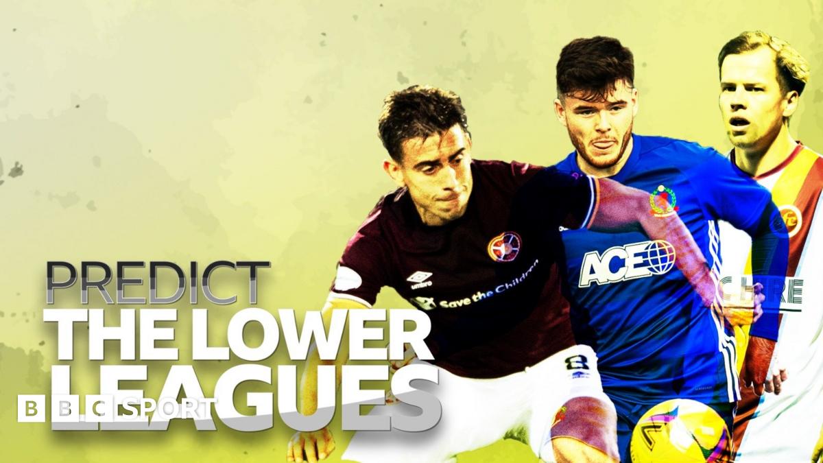 Predict the Scottish Championship, League 1 & League 2 tables - BBC Sport