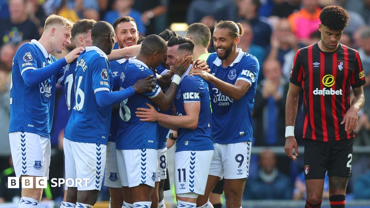 Everton 3-0 Bournemouth: Garner, Harrison and Doucoure sink Cherries ...