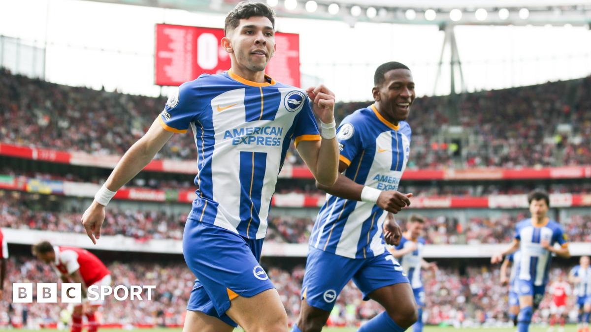 Arsenal 0-3 Brighton & Hove Albion: Gunners title challenge suffers ...