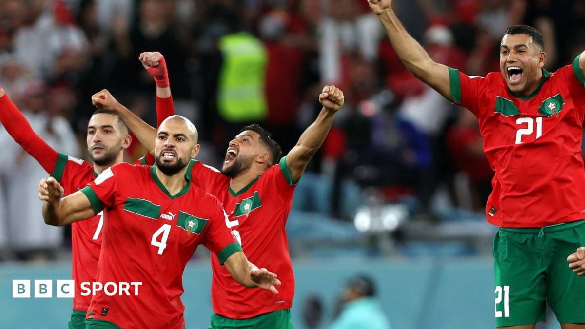 World Cup 2022: Morocco 0-0 Spain (3-0 pens) Achraf Hakimi chips ...