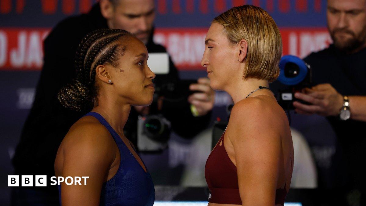 Champion Natasha Jonas and Mikaela Mayer make weight for Saturday's ...
