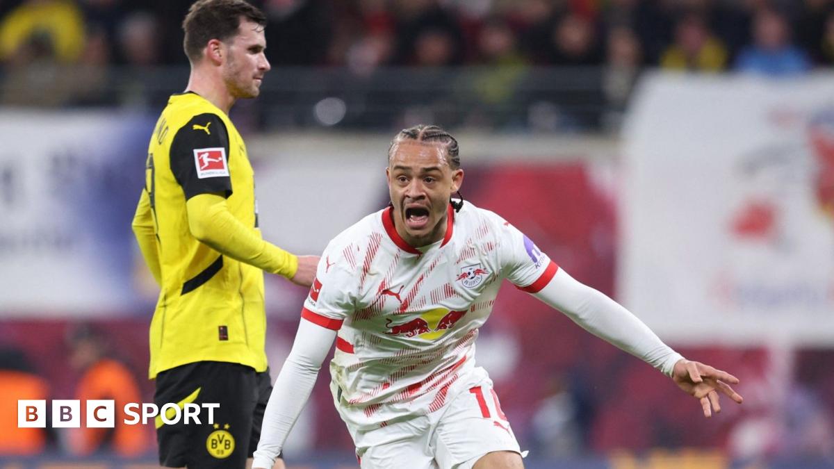 RB Leipzig 2-0 Borussia Dortmund: Leipzig go fifth in Bundesliga - BBC ...