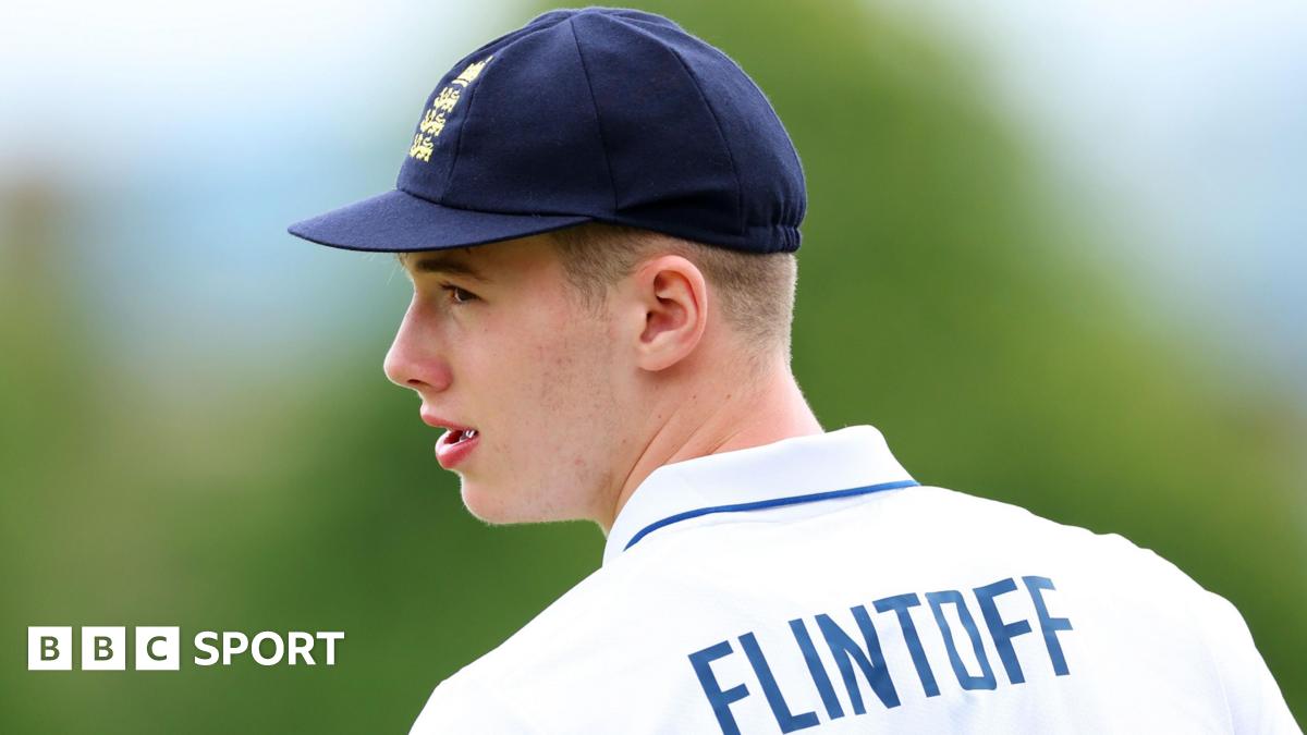 Rocky Flintoff: Son of Andrew Flintoff hits century for England Under ...