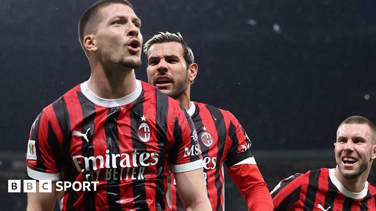 Inter Milan 0-3 AC Milan: Luka Jovic double sends Milan to final - BBC ...