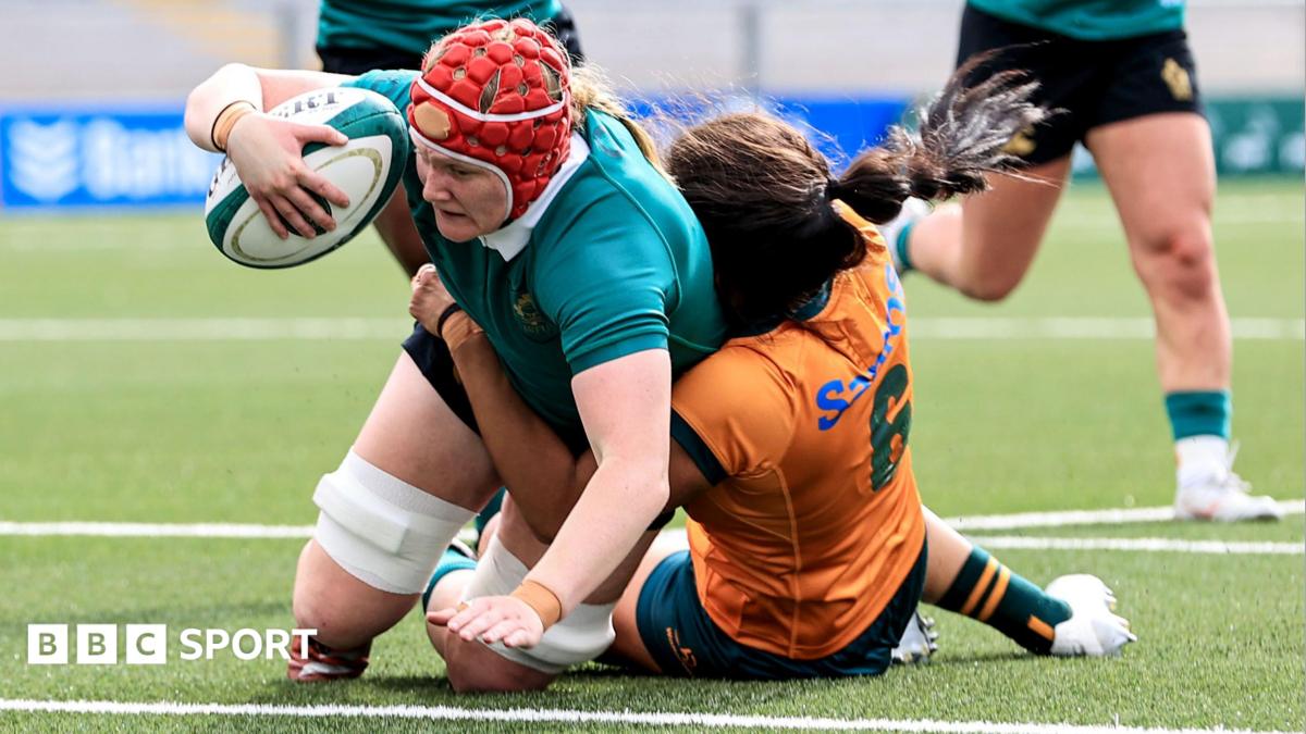 Ireland score six tries in impressive 36-10 win over Australia - BBC Sport