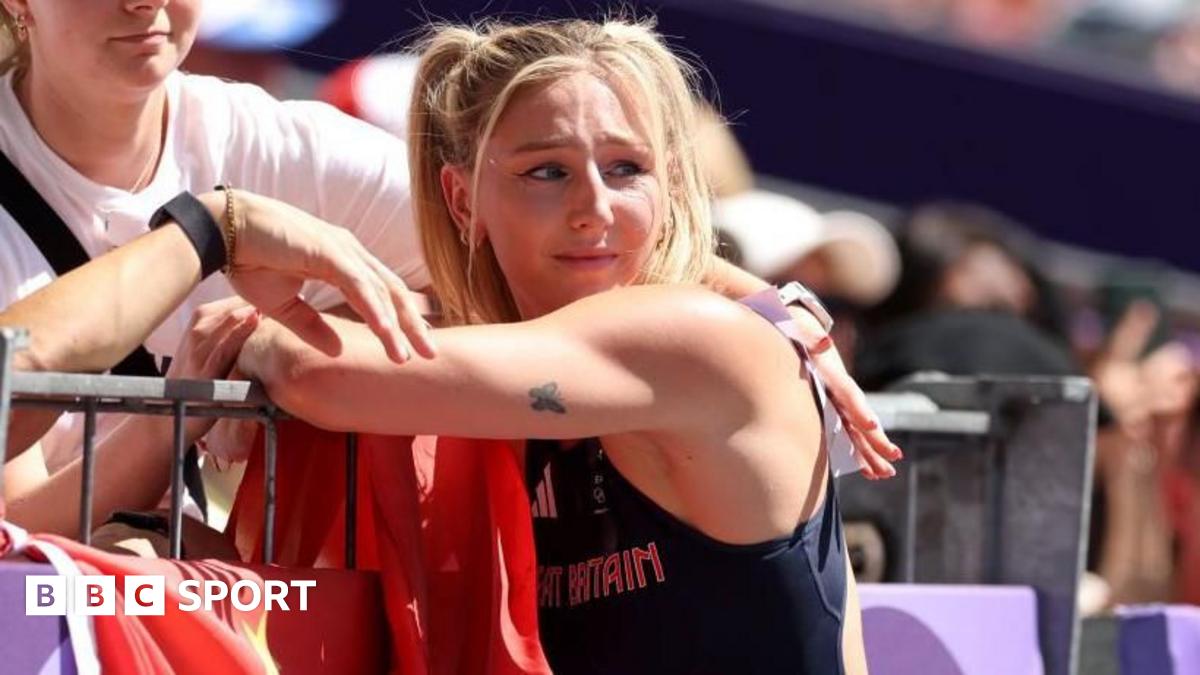 Molly Caudery fails to qualify for women's pole vault final at Paris Olympics 2024 - BBC Sport