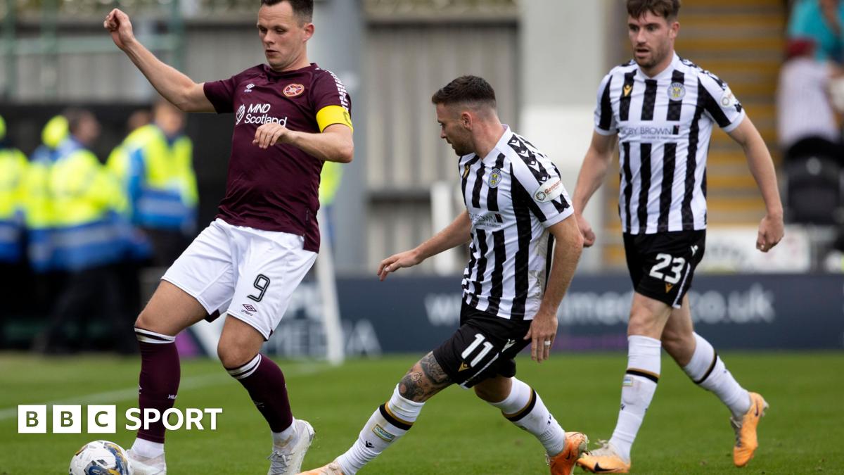 Hearts v St Mirren: Team news - BBC Sport
