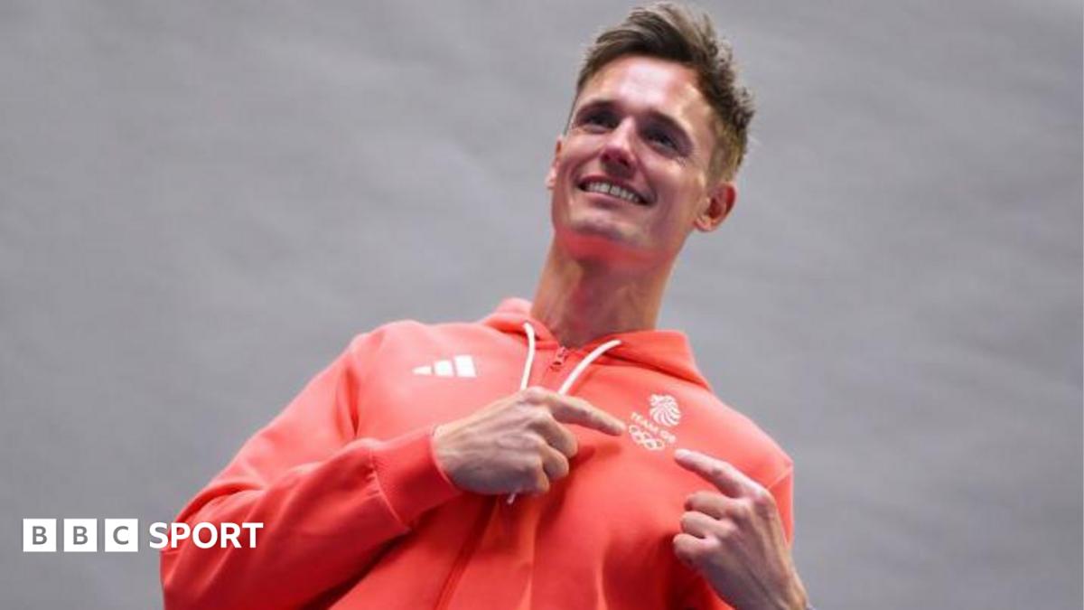 Chris Grube: The old Welshman of the Olympics sea - BBC Sport