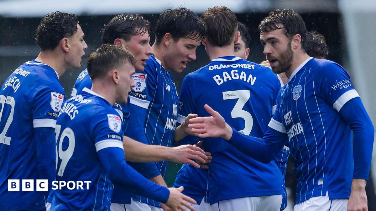 Northampton Town 1-3 Cardiff City: Bluebirds back on top of League One ...