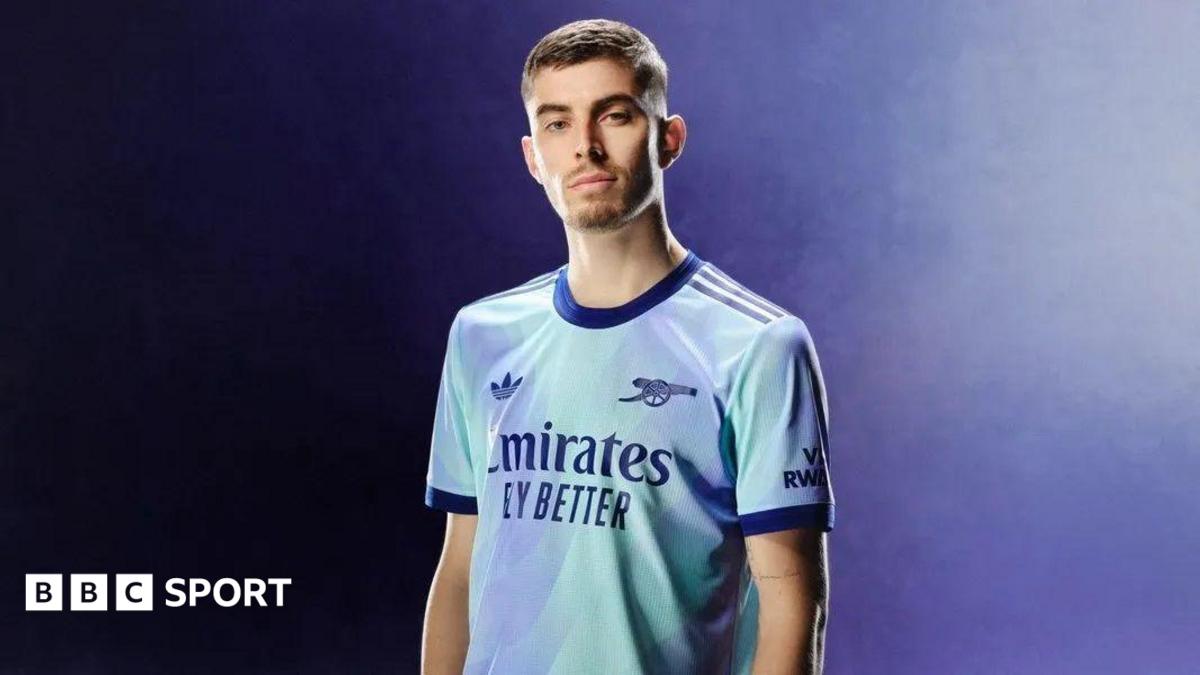 Arsenal news: New third kit released for Premier League season - BBC Sport