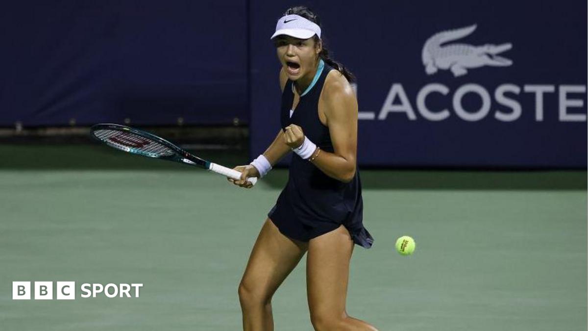 Emma Raducanu: Briton makes winning return against Elise Mertens at ...