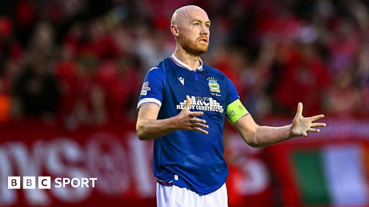 Uefa Conference League: Shelbourne beat 10-man Linfield in chaotic ...