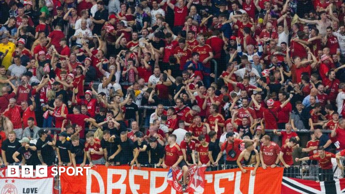 Abderdeen fans warned use of pyro could lead to stadium bans - BBC Sport