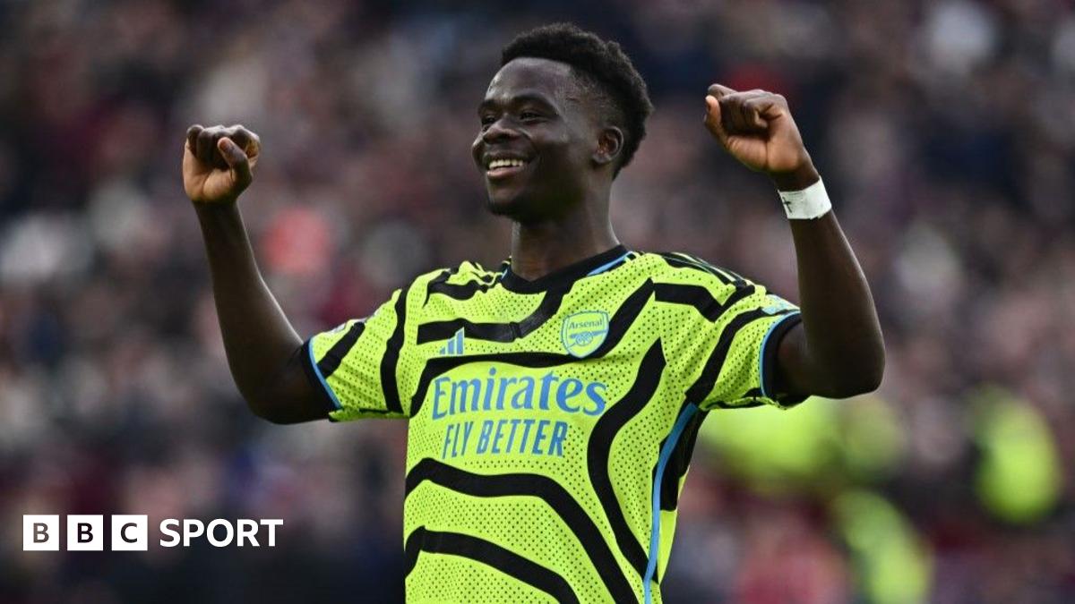 West Ham United 0-6 Arsenal: What Bukayo Saka said - BBC Sport