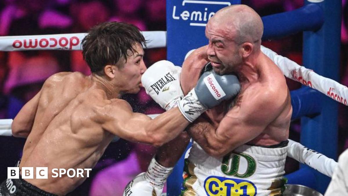 Naoya Inoue vs TJ Doheny: Japanese star secures TKO win in undisputed super-bantamweight bout ...