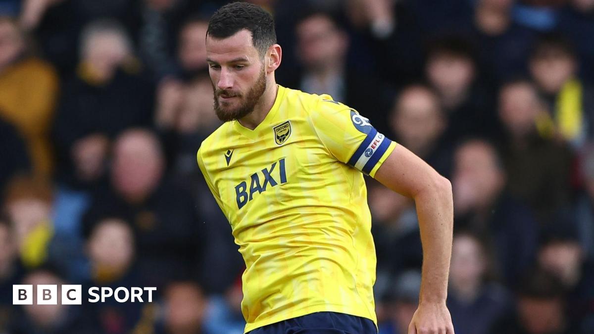 Elliott Moore: Oxford United captain out for around four matches - BBC ...