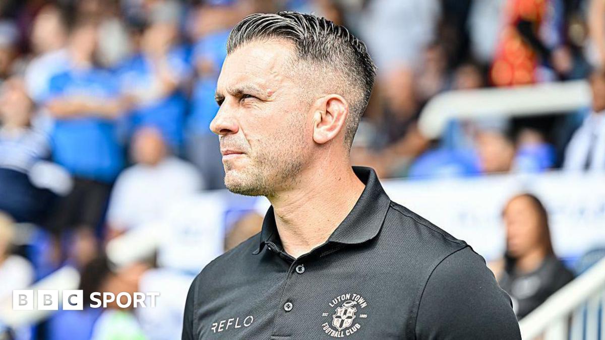 Luton Town head coach Matt Bloomfield looks ahead to Plymouth - BBC Sport