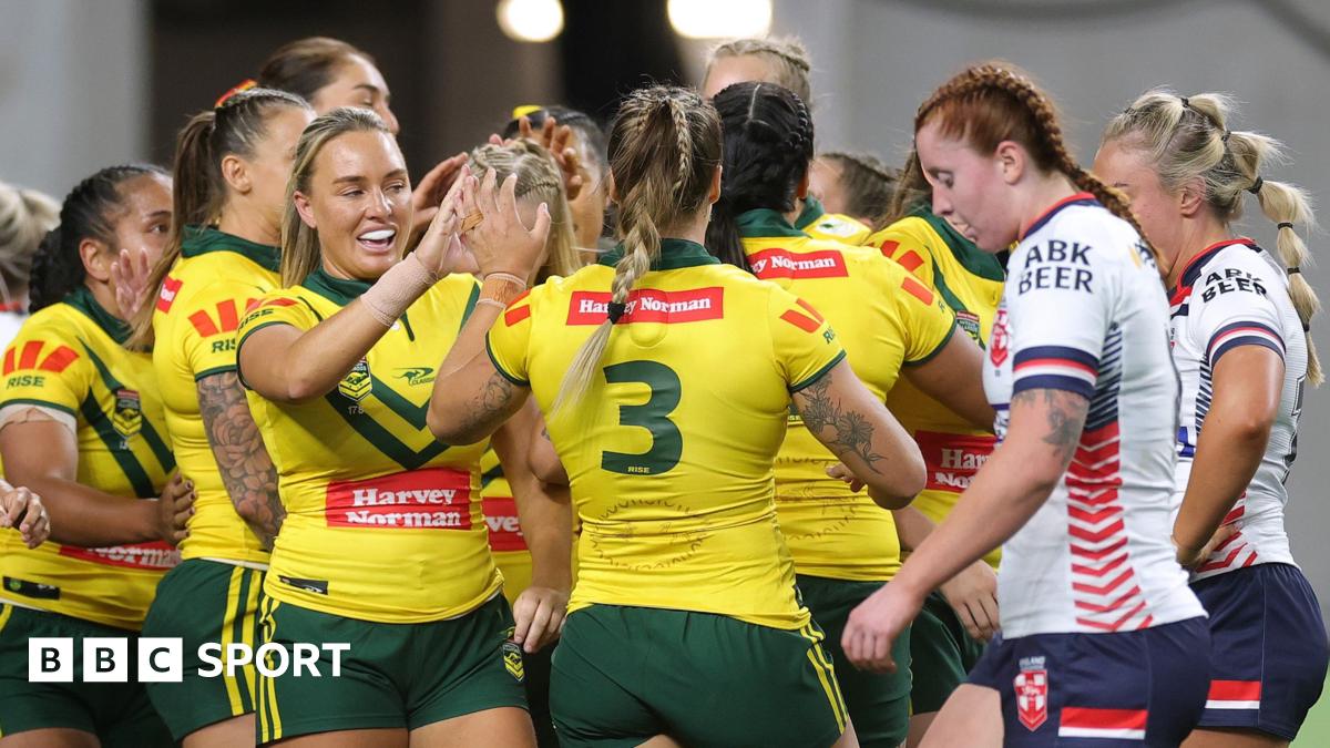 Women's rugby league LIVE: Australia score 90 points against England in ...