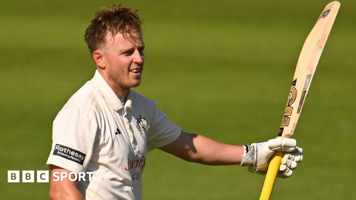 County Championship: Slater scores 100 for Notts against Somerset - BBC ...