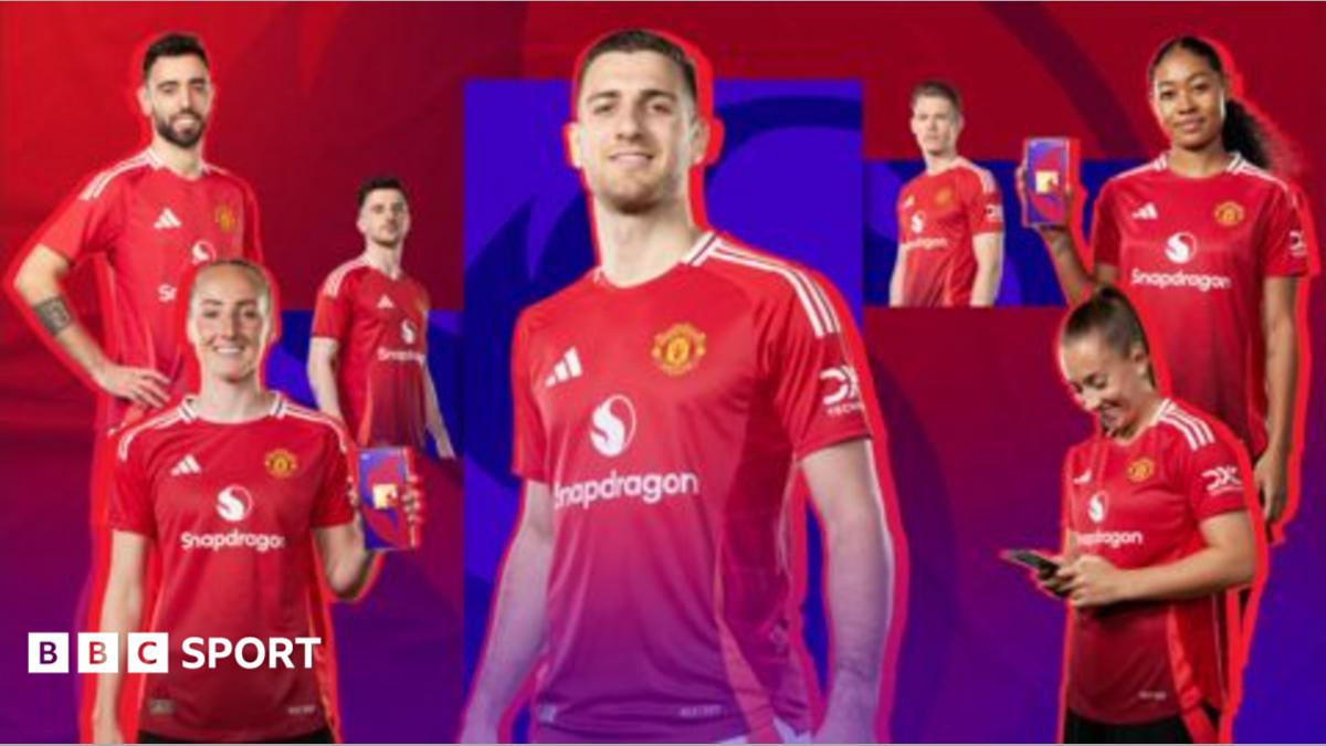 Man Utd news: United unveil new Snapdragon kit - BBC Sport