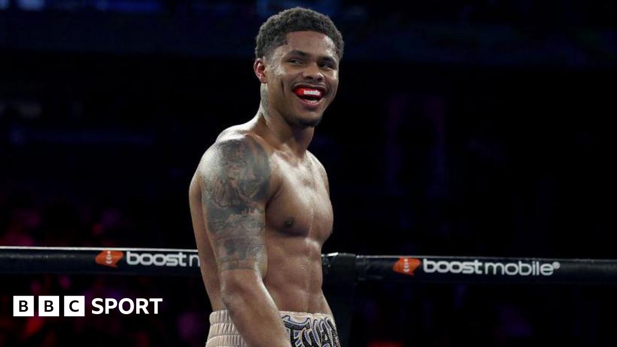 Boxing: Shakur Stevenson signs with Eddie Hearn's Matchroom - BBC Sport