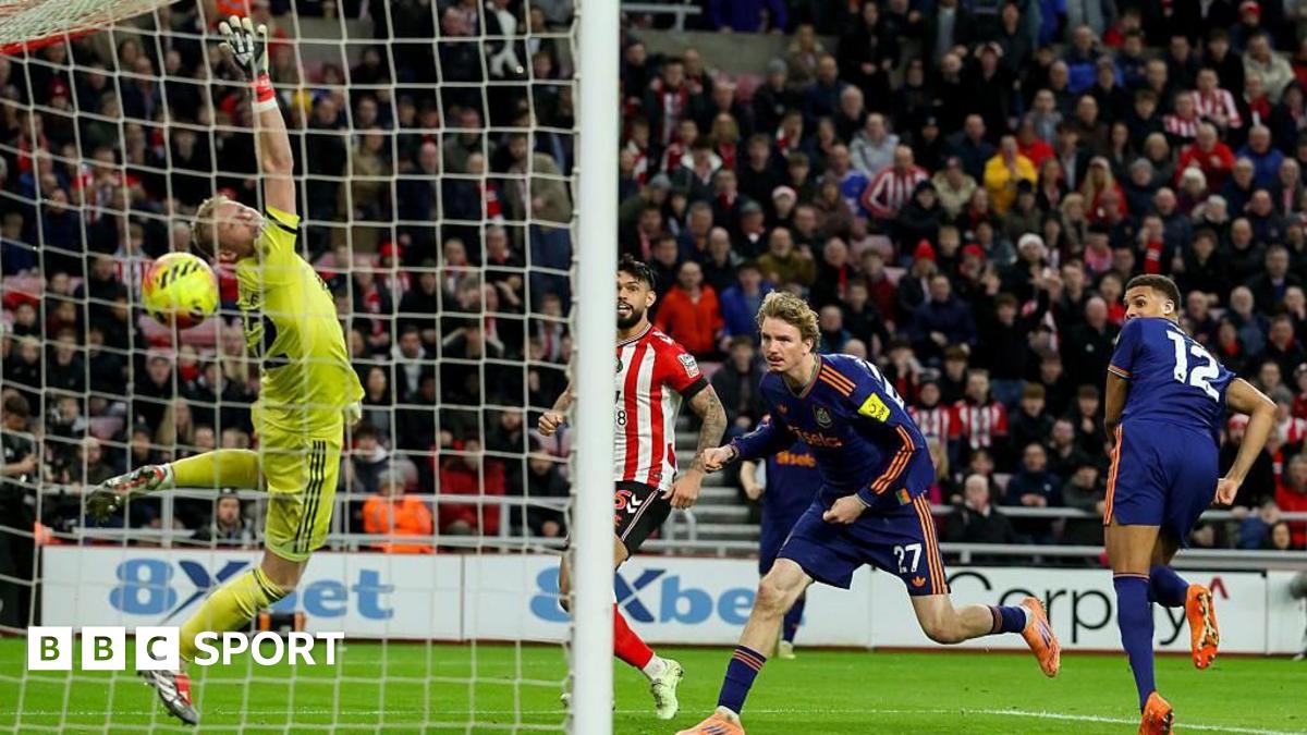 Sunderland 1-0 Newcastle: Nick Woltemade scores own goal in derby - BBC ...