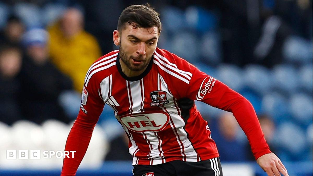 Reece Cole: Exeter City midfielder relishes one of his best goals - BBC ...