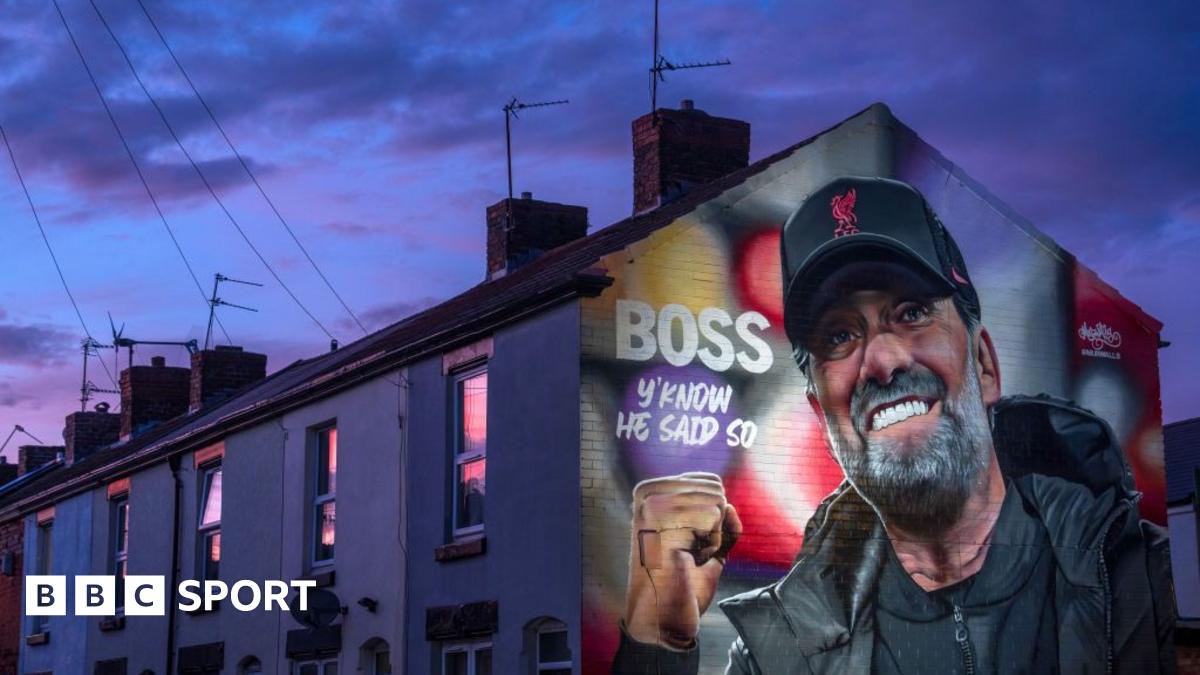 Jurgen Klopp mural: New tribute video lights up artwork - BBC Sport