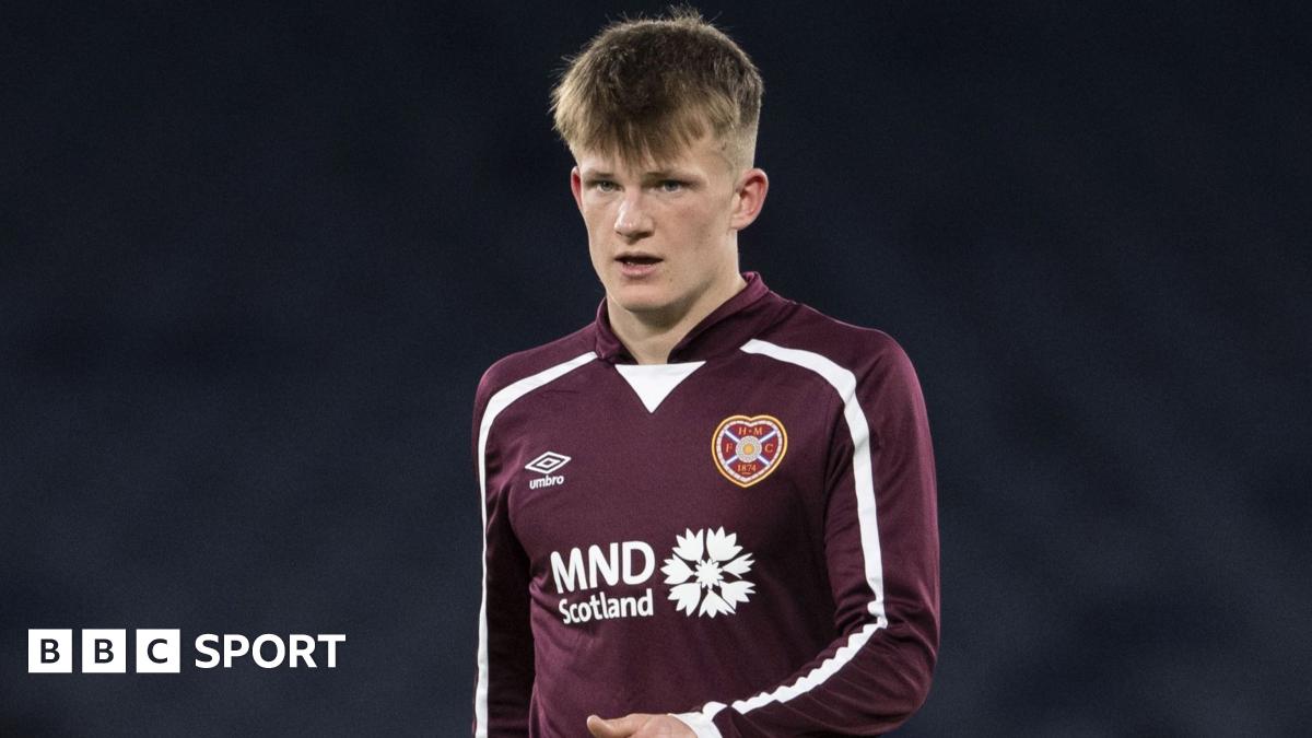 Finlay Pollock signs new Hearts deal & goes on loan to Raith - BBC Sport