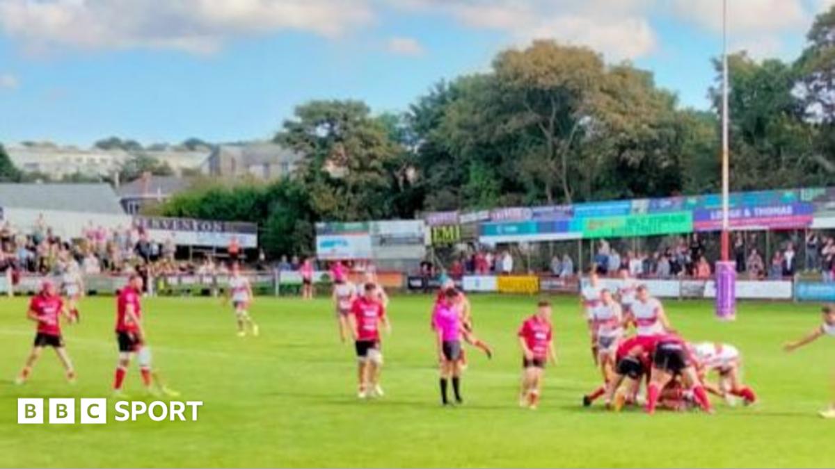 Camborne survive Redruth fightback to win Cornish derby 43-35 - BBC Sport