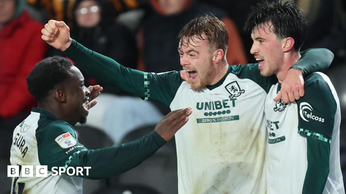 Hull City 1-4 Middlesbrough: Championship high-fliers stun Tigers with ...