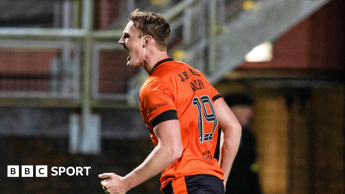Sam Dalby: In-form Dundee Utd striker praised by Jim Goodwin - BBC Sport