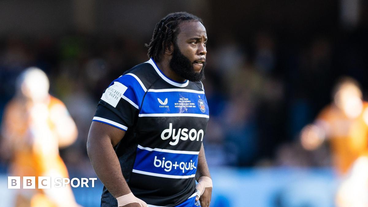 Beno Obano: Bath prop signs new deal until 2027 - BBC Sport