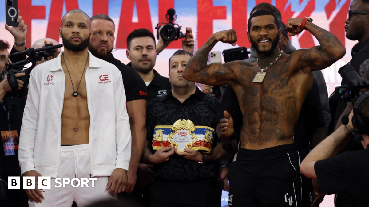 Eubank vs Benn weigh-in LIVE: Reaction, analysis of final face-off after Chris Eubank Jr misses ...