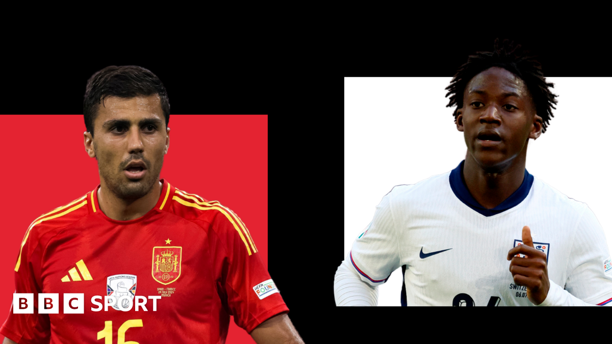 Euro 2024 final: Rodri and Kobbie Mainoo set for final battle - BBC Sport