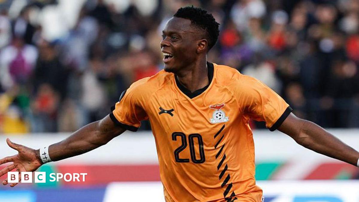 Patson Daka: Leicester forward scores for Zambia at Afcon - BBC Sport