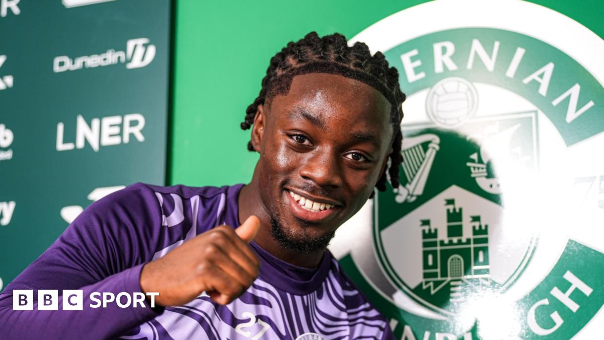 Kanayo Megwa signs new four-year Hibs deal - BBC Sport