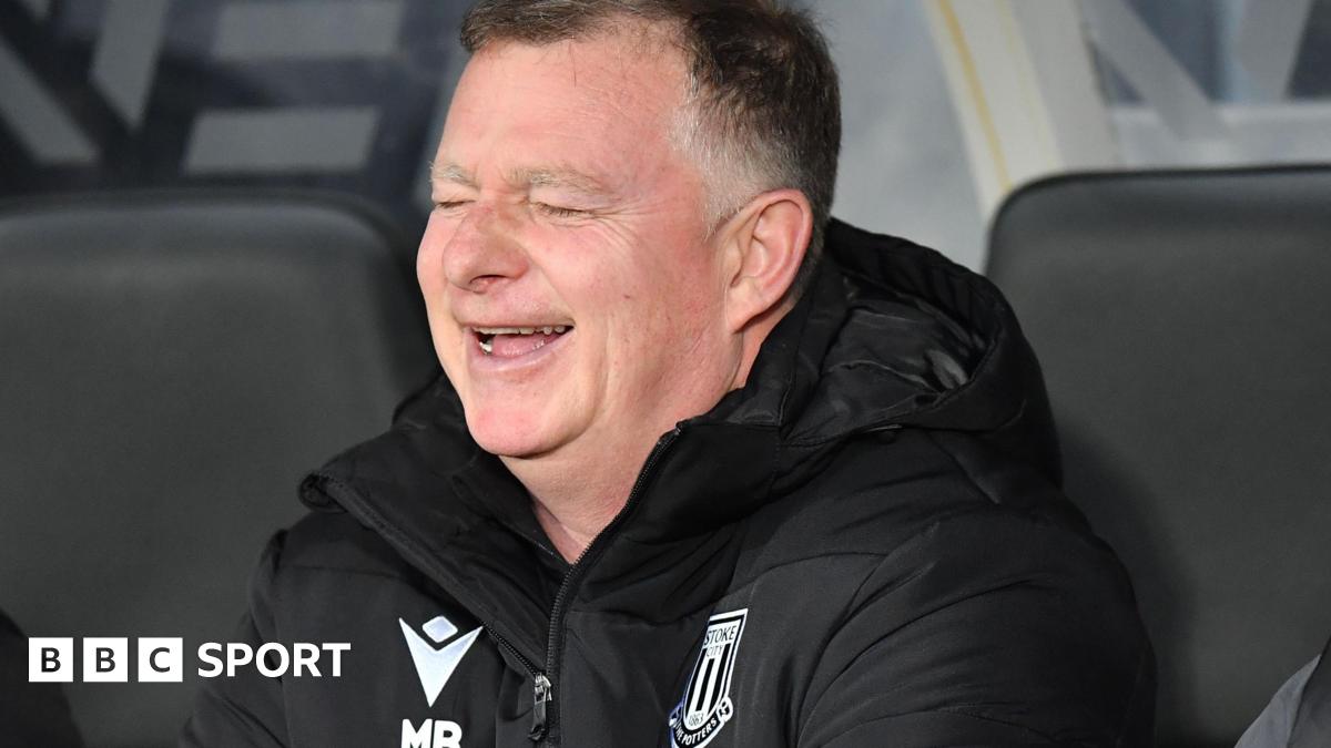Mark Robins happy with first league win as Stoke boss - BBC Sport