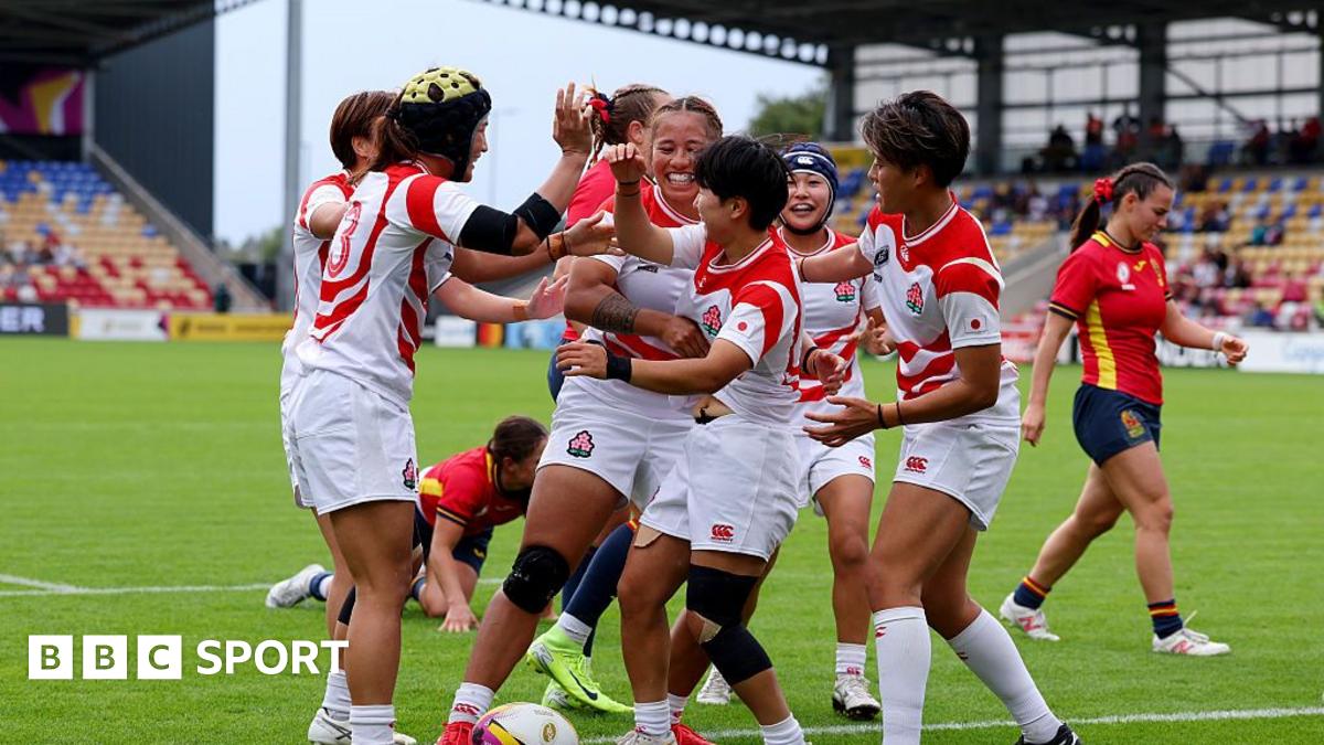 Japan 29-21 Spain: Japan finish Women's Rugby World Cup on high - BBC Sport