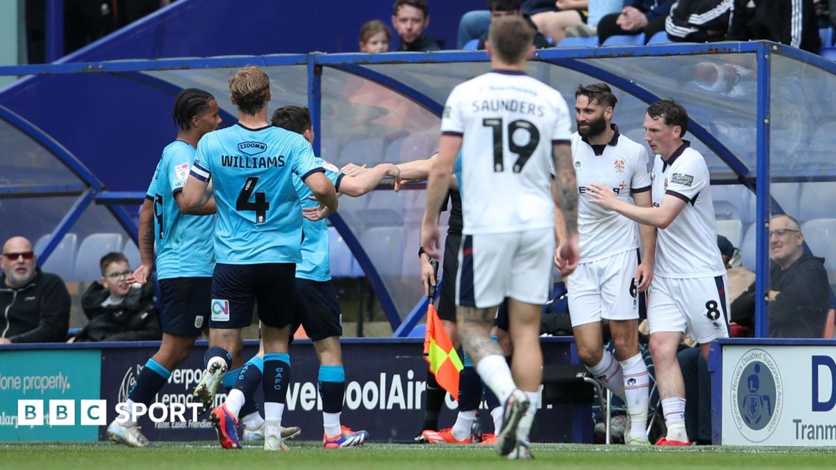 League Two: Crewe and Tranmere hit with FA fine for mass confrontation ...