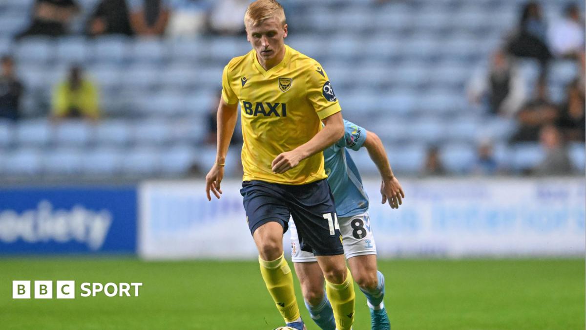 Oxford midfielder Louie Sibley out injured for at least a month - BBC Sport
