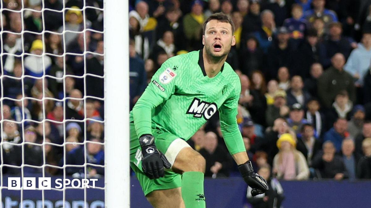 Daniel Bachmann: Watford keeper sorry for mistakes against Leeds - BBC ...
