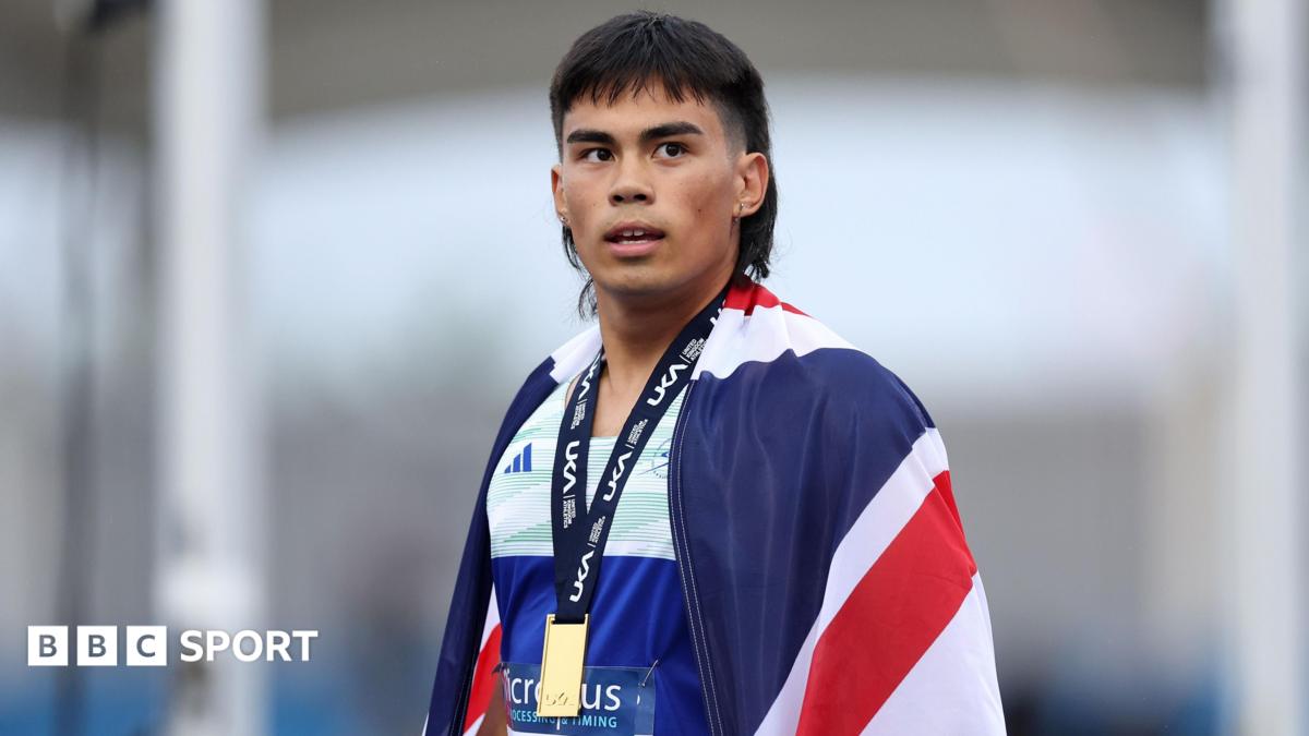 UK Athletics Championships 2024: Louie Hinchliffe wins 100m title to ...