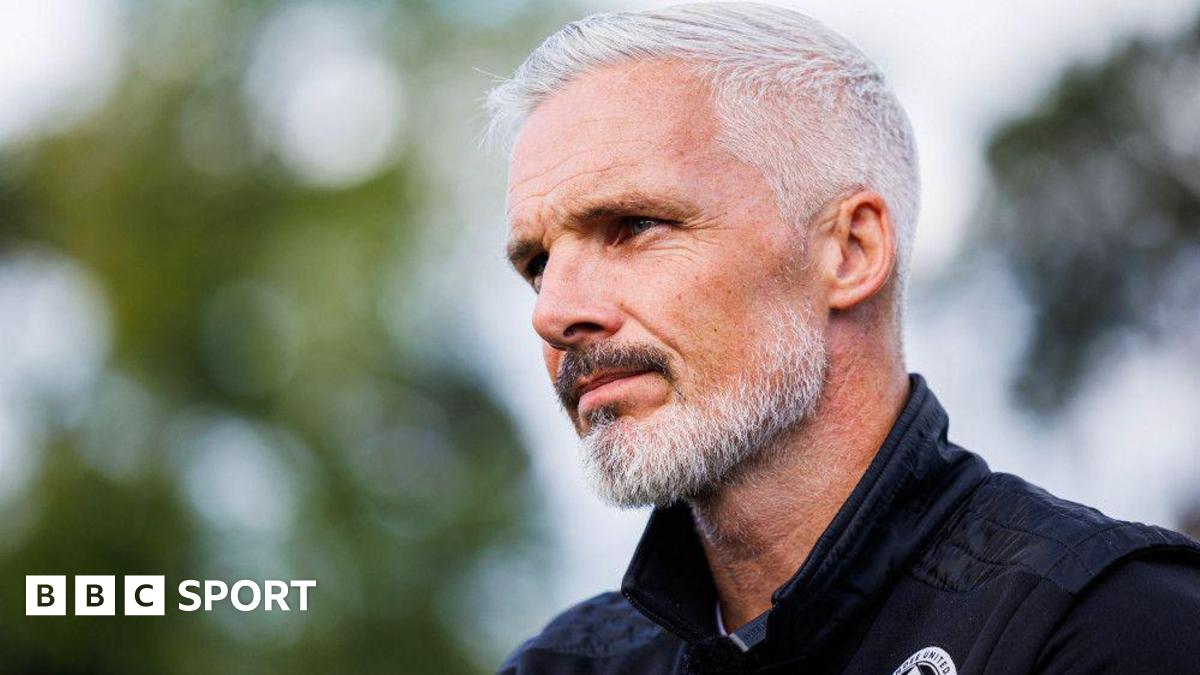 Weekend defeat won't derail Dundee United - Jim Goodwin - BBC Sport