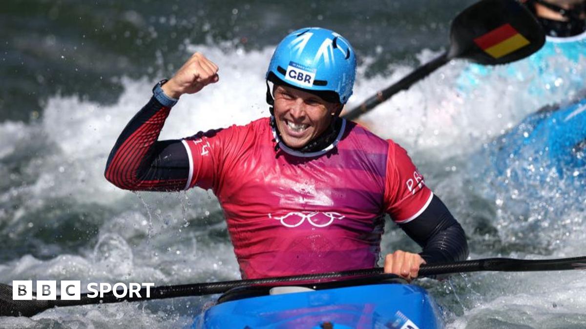 Olympic canoe slalom: Joe Clarke and Kimberley Woods win kayak cross ...